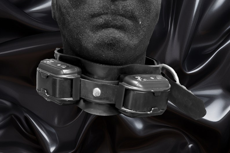 Reinforced Rubber Locking Dual Shock Collar - Ultimate Control & Style ...