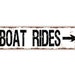 Boat Rides With Arrow Metal Sign Farmhouse Contemporary | Etsy