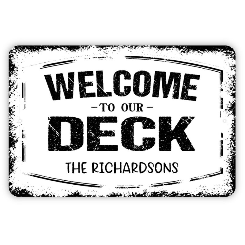 Deck Sign - Etsy