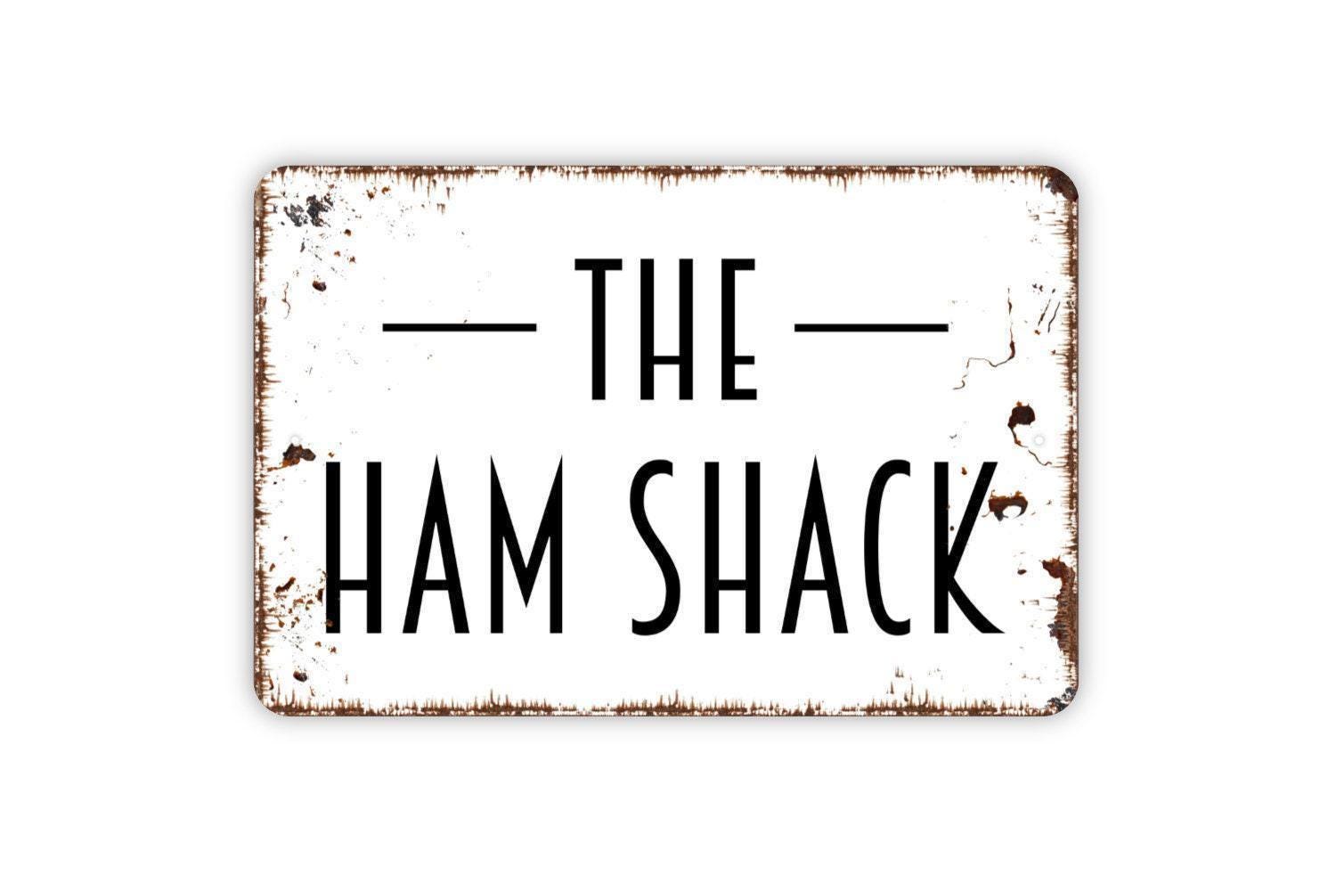 The Ham Shack Sign Amateur Radio Operator | Ham Radio Wall Decor for ...