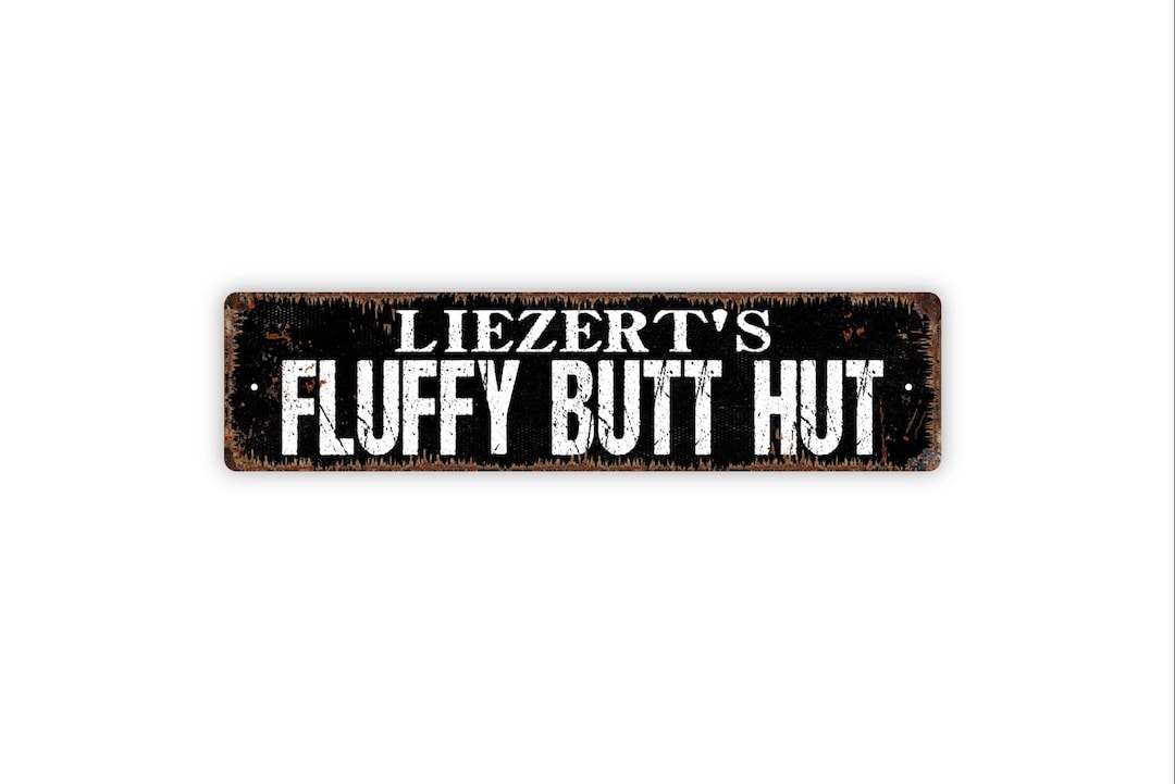Personalized Fluffy Butt Hut Sign Custom Hen House Chicken - Etsy