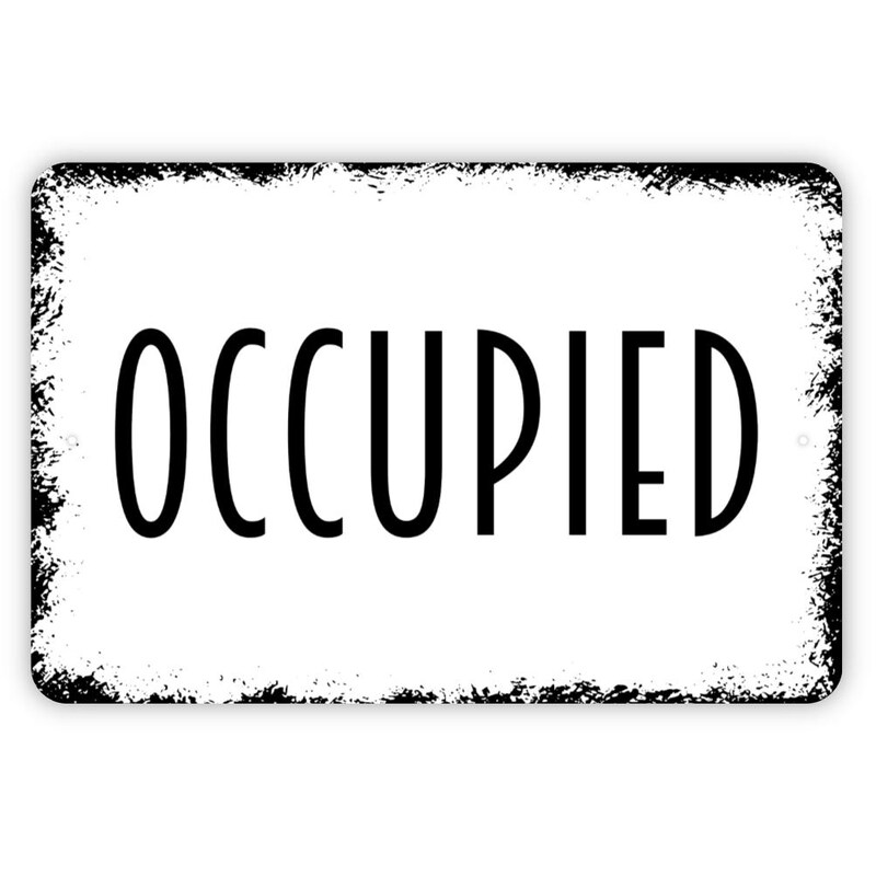 Occupied Office Door Sign - Etsy
