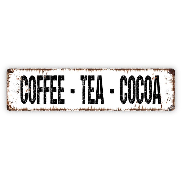 Coffee and Tea Sign - Etsy