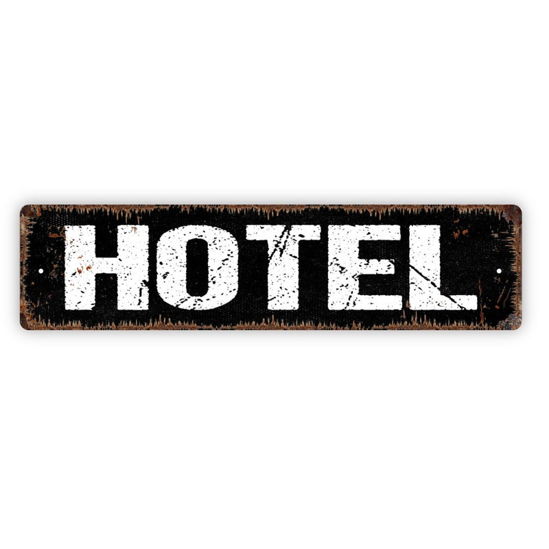 Hotel Sign - Etsy