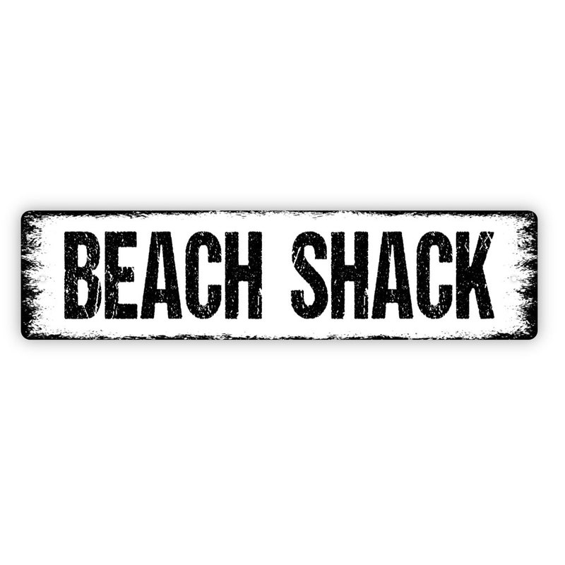 Weathered Beach Sign - Etsy