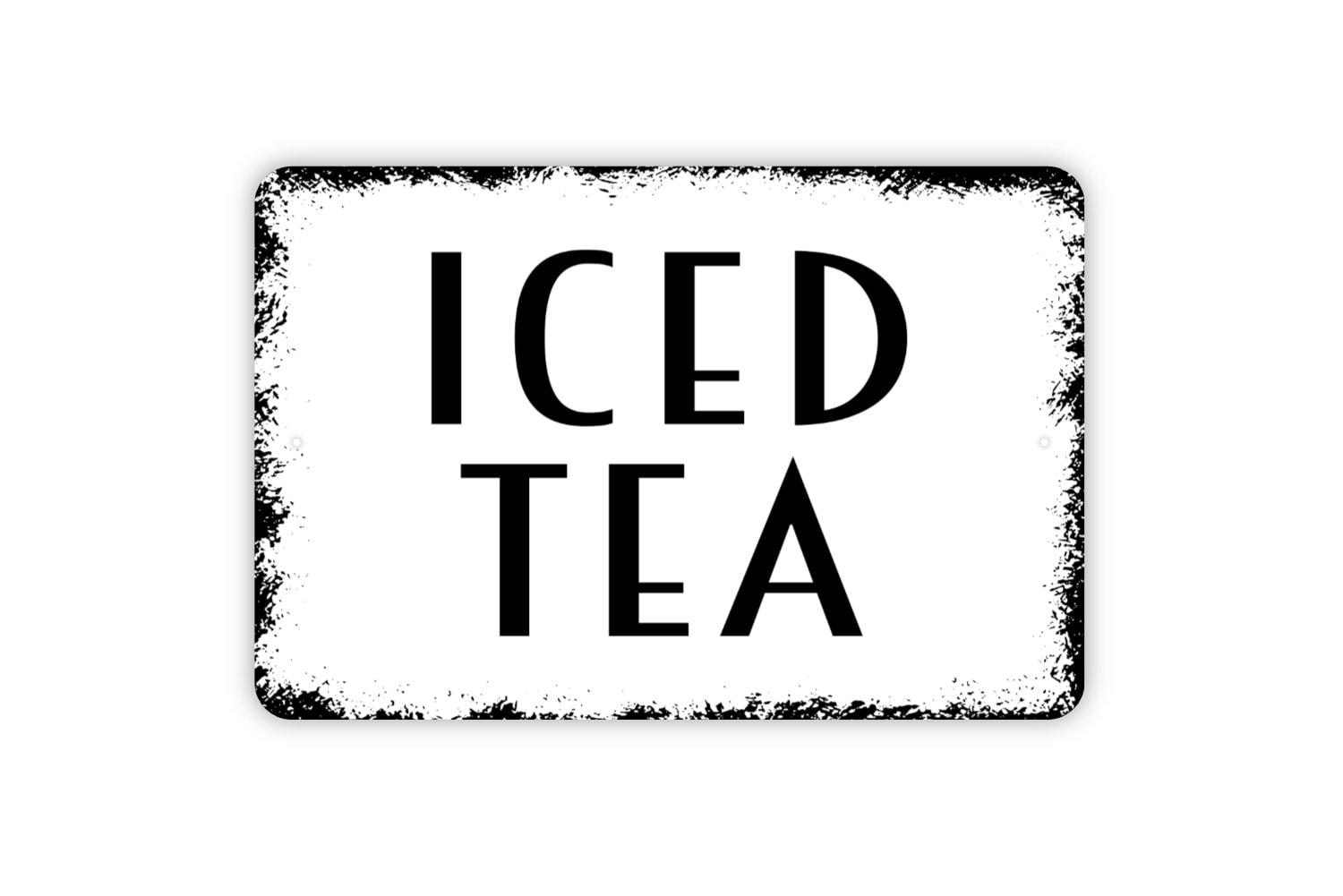 Vintage Iced Tea Sign