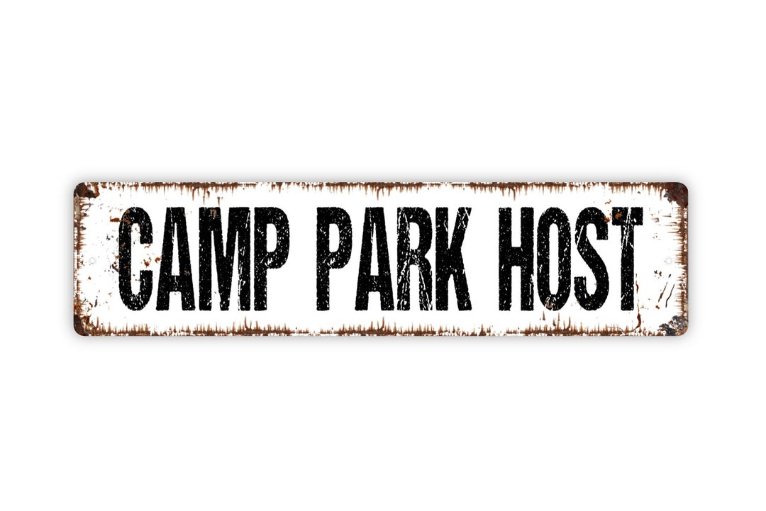 Camp Park Host Sign Campground Travel Trailer RV Camper - Etsy