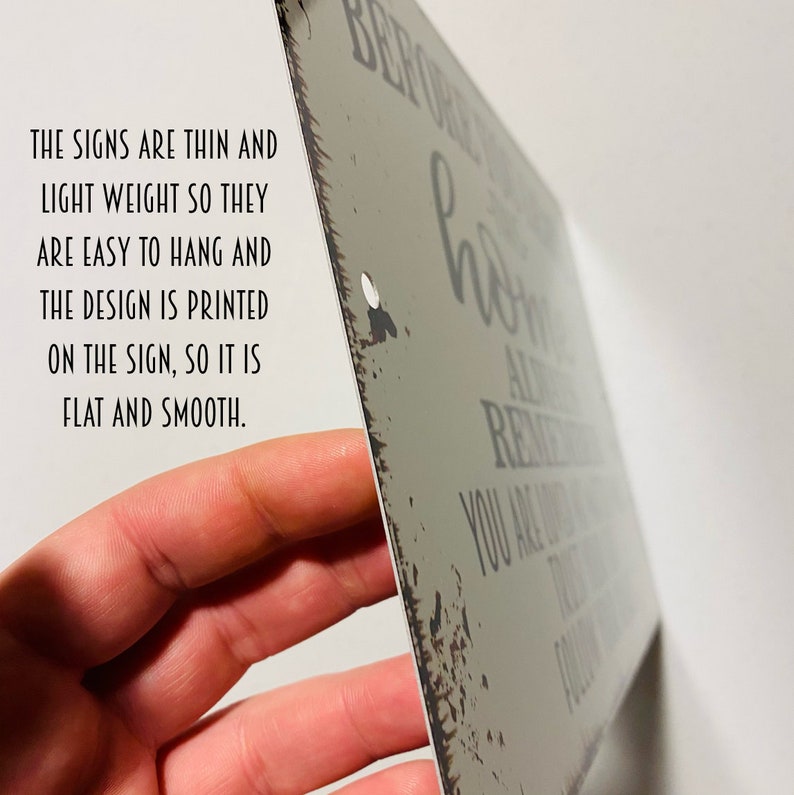 Please Leave Packages Inside The Gate Metal Sign Small | Etsy