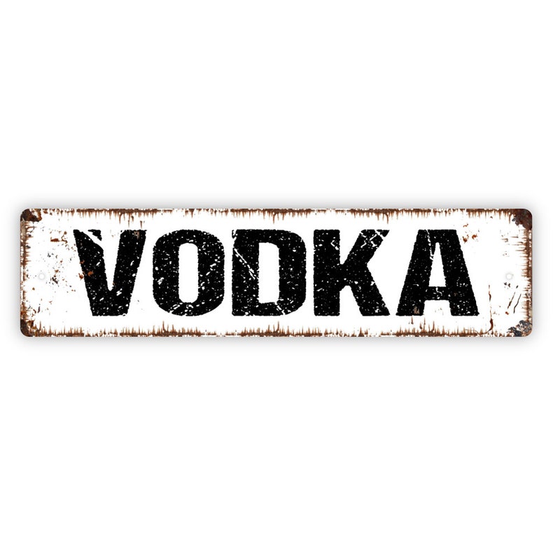 Vodka Sign - Etsy