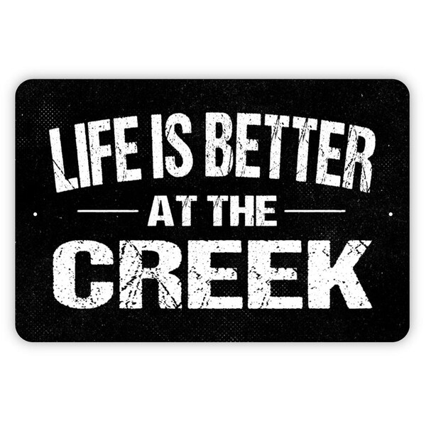 Creek Sign - Etsy