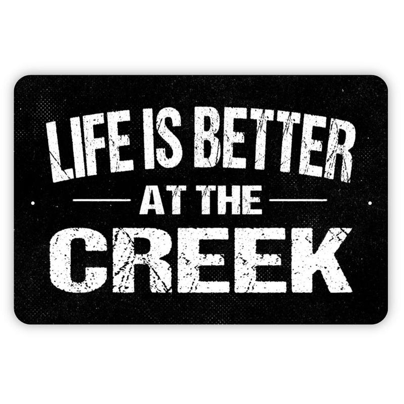 Creek Sign - Etsy