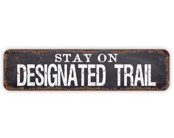 Metal Trail Sign - Etsy