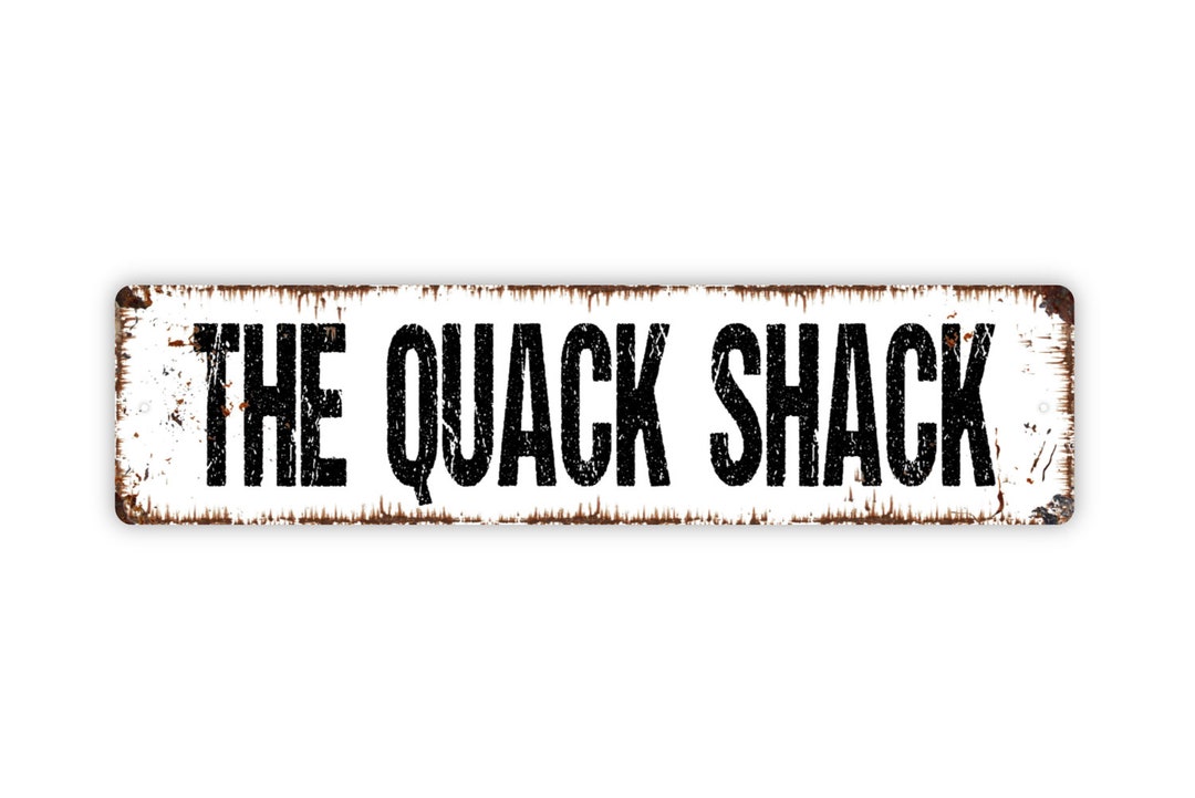 The Quack Shack Sign Duck Waterfowl Chicken Coop Rustic - Etsy