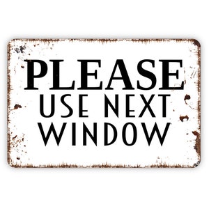Next Window Please Sign - Etsy