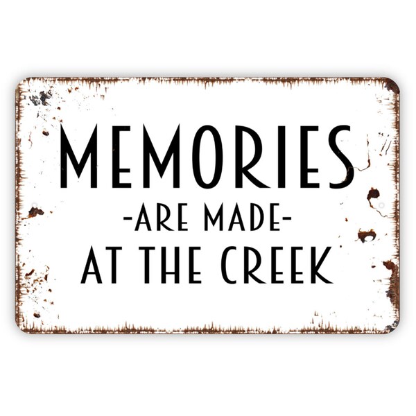 Creek Sign - Etsy