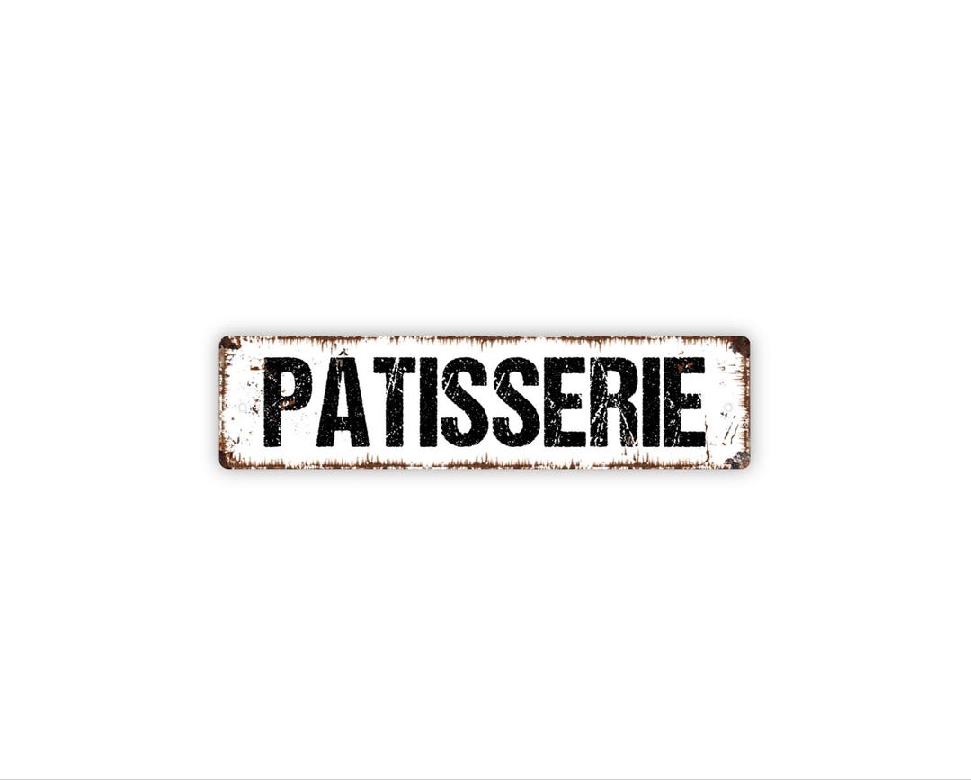 Patisserie Sign French Bakery Wall Decor | Paris Cafe Kitchen Sign ...