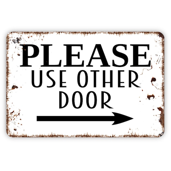 Please Use Side Door Yard Sign - Etsy Please Use Side Door Yard Sign - Etsy