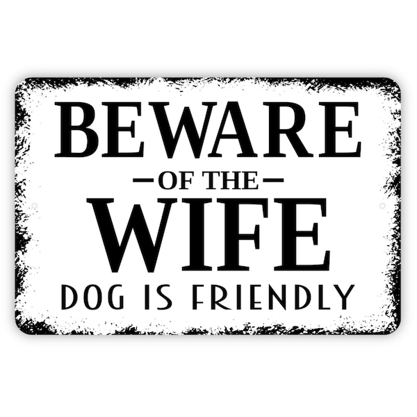 Funny Signs for Wife - Etsy