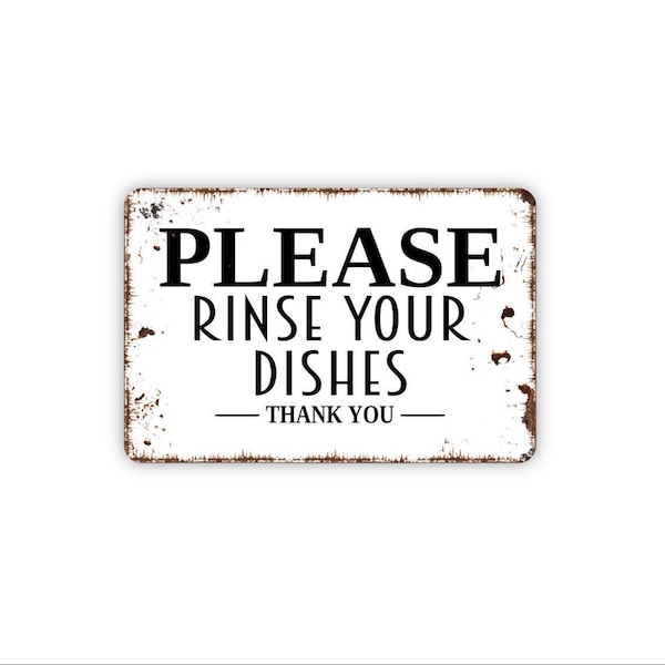 Wash Your Dishes Sign - Etsy