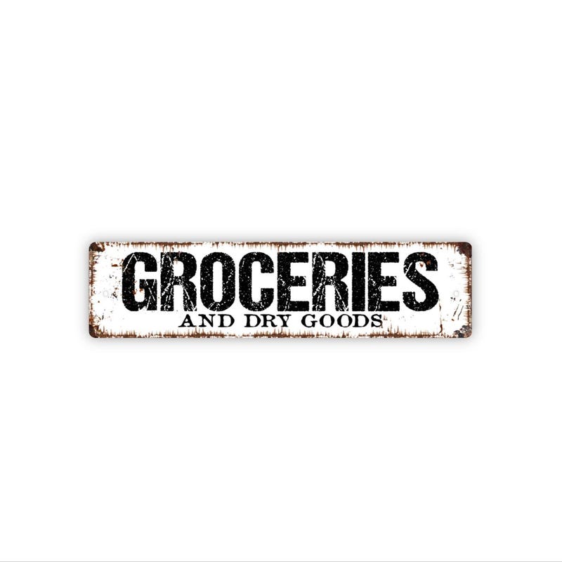 Groceries Sign - Etsy