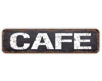 Metal Cafe Sign | Etsy