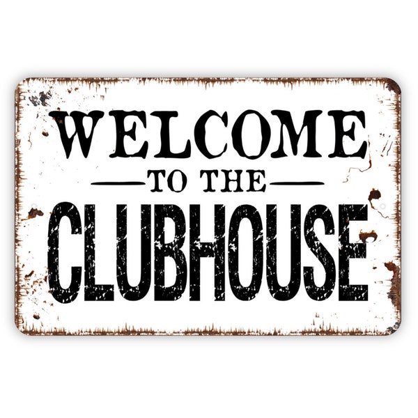 Metal Kids Clubhouse Sign - Etsy