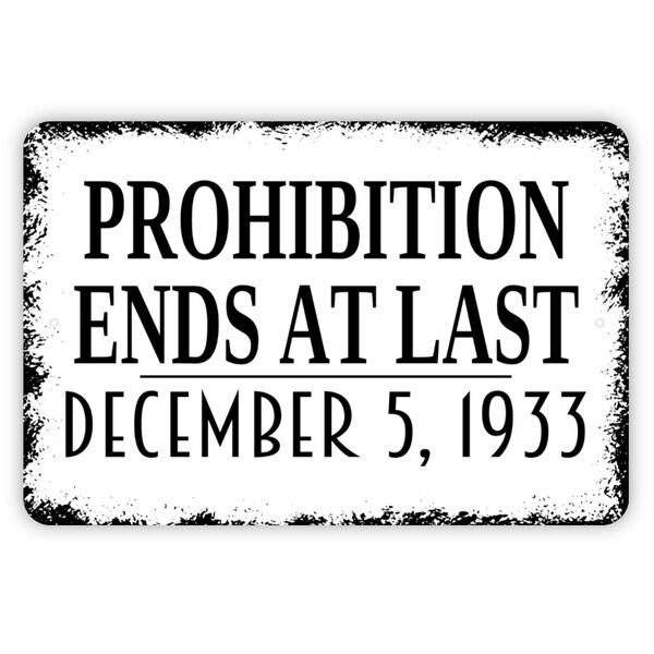 Prohibition Sign - Etsy