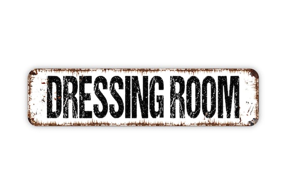 Letrero de metal de vestidor letrero de metal personalizado - Etsy España