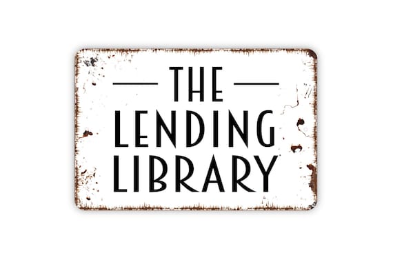 Lending Library Sign