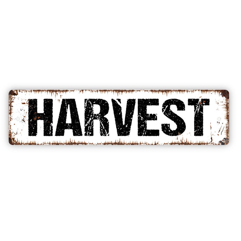 Harvest Signs - Etsy