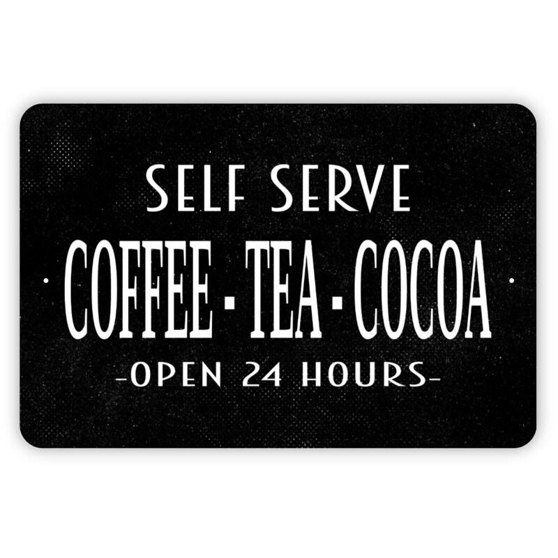 Coffee and Tea Sign - Etsy