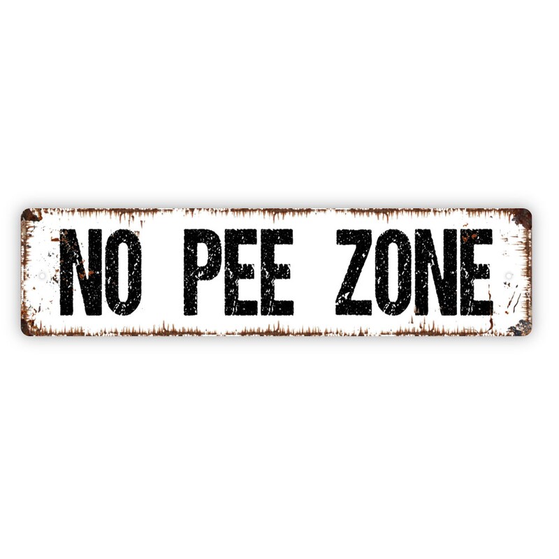 No Peeing Sign - Etsy