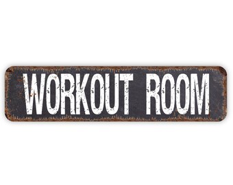 Yoga Room Sign Home Gym Sign Fitness Center Rustic Custom | Etsy
