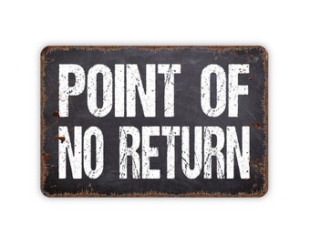 Point of No Return | Etsy