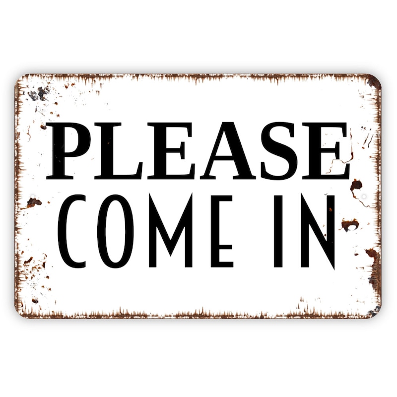Please Come In - Etsy