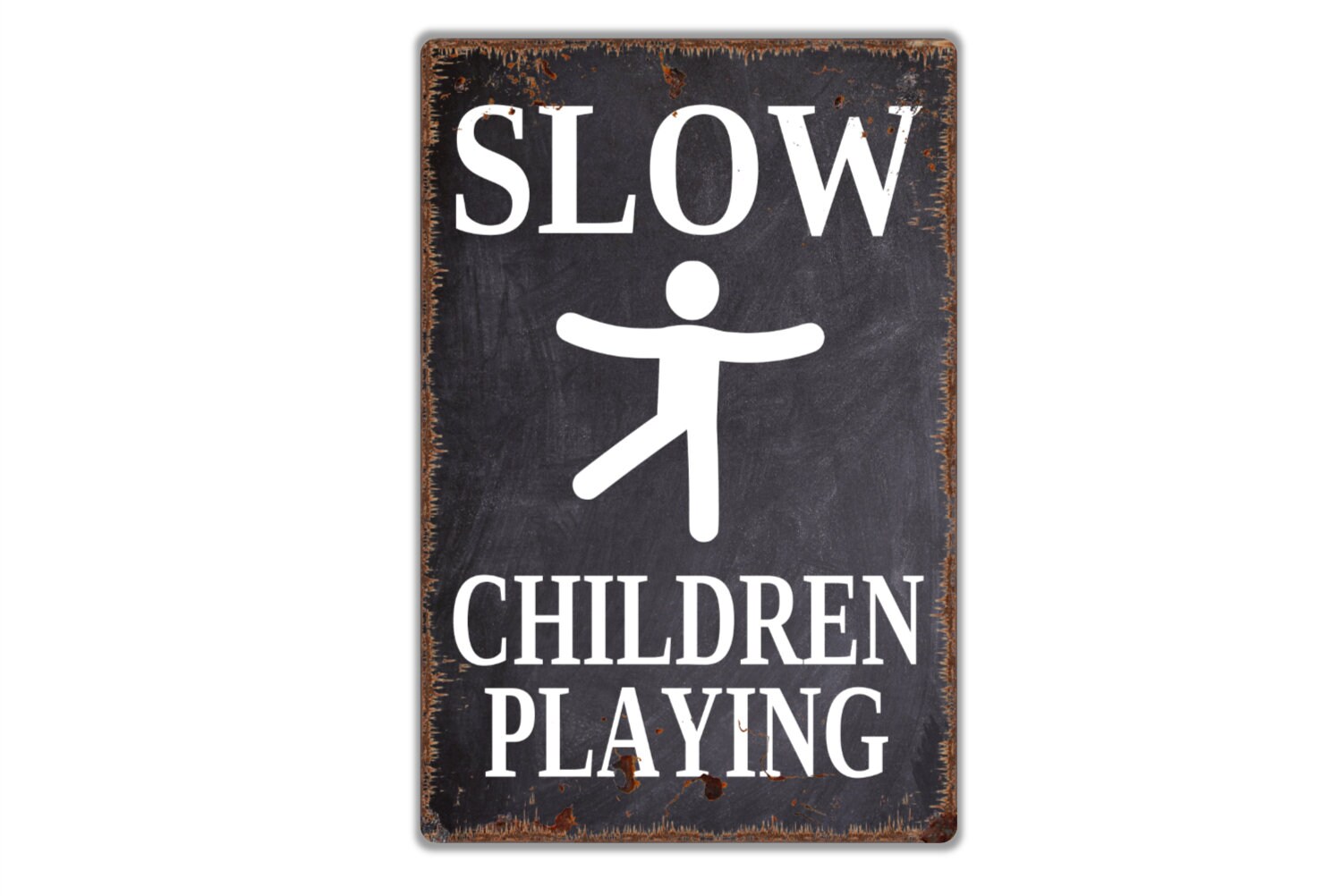 Slow Children Playing Sign Slow Children at Play Sign Custom | Etsy