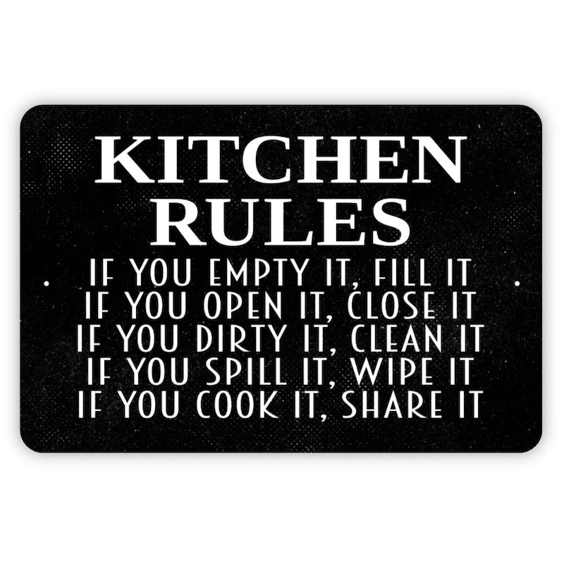 Funny Kitchen Sign - Etsy