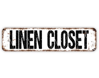 Linen Closet Sign | Etsy