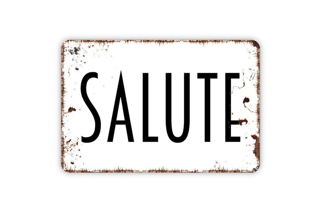 Salute Sign | Italian Cheers Bar or Kitchen Wall Sign | Wine Cellar or ...