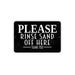 Please Rinse Sand off Here Sign | Beach Pool Outdoor Shower Decor ...