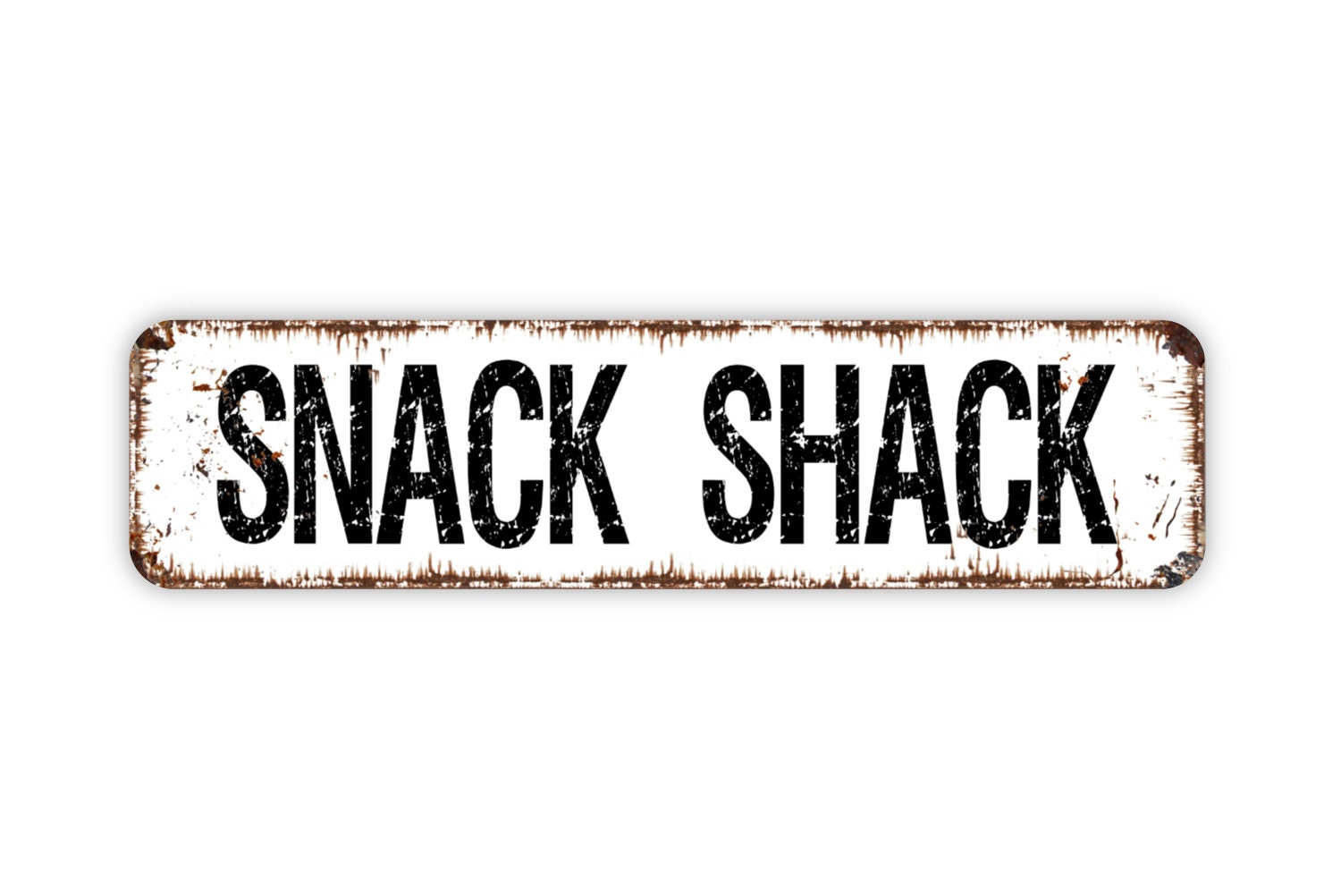 Snack Shack Metal Sign Farmhouse Custom Rustic Street Sign | Etsy