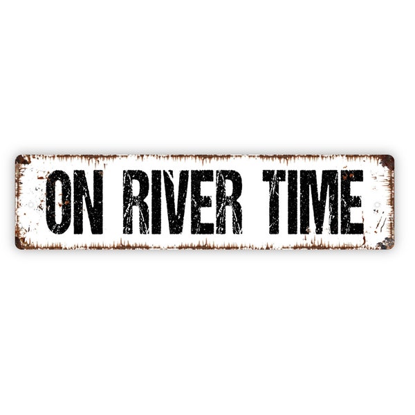 River Sign - Etsy