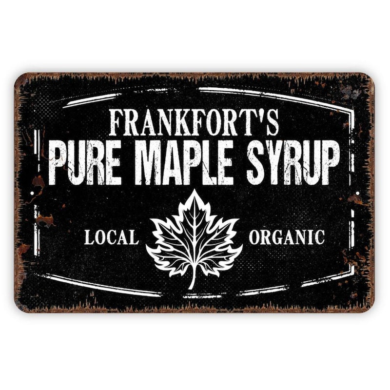 Maple Syrup Sign - Etsy