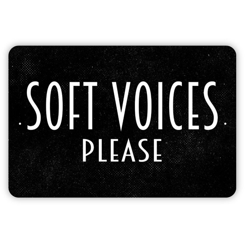 Quiet Please Sign - Etsy