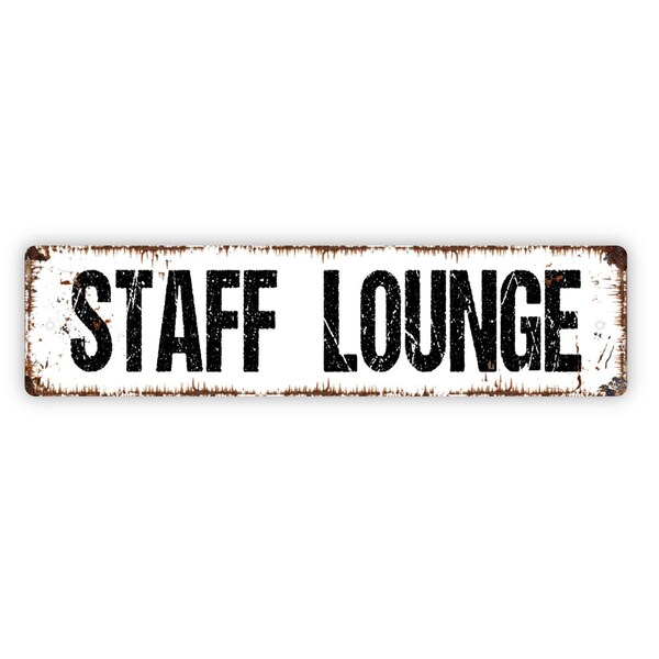 Employee Break Room Sign - Etsy