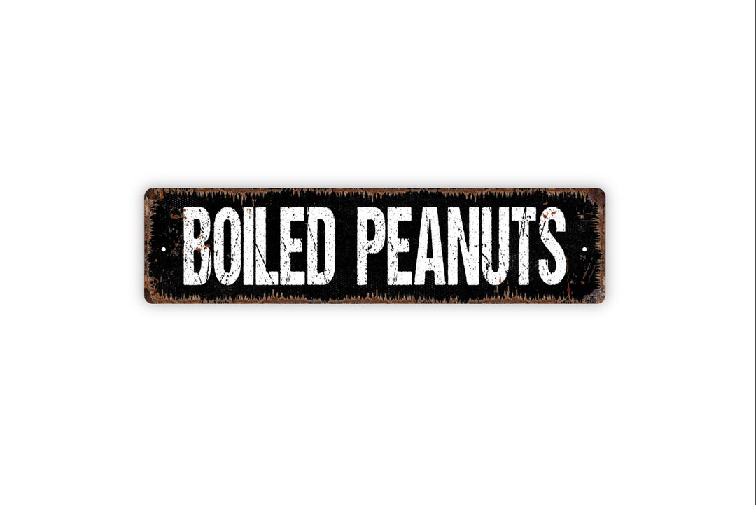 Boiled Peanuts Sign - Vegetables Garden Marker Produce Farmers Market ...