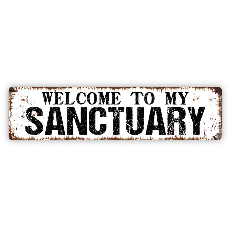 Sanctuary Sign - Etsy