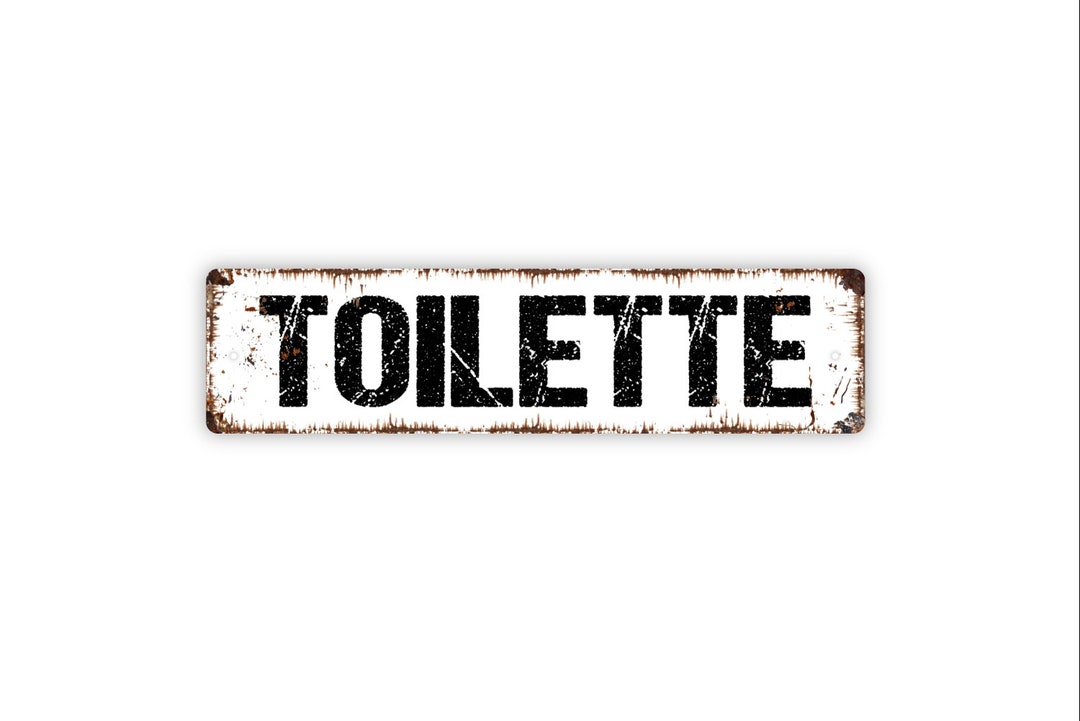 Toilette Sign - Restroom Bathroom Toilet Throne Guest Bath Rustic ...