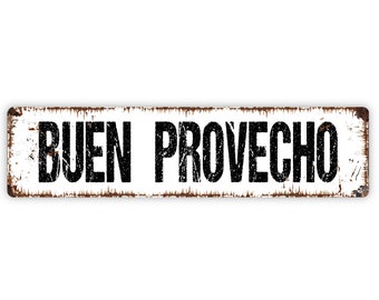 Buen Provecho Sign - Etsy
