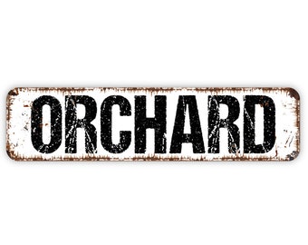 Metal Orchard Sign | Etsy